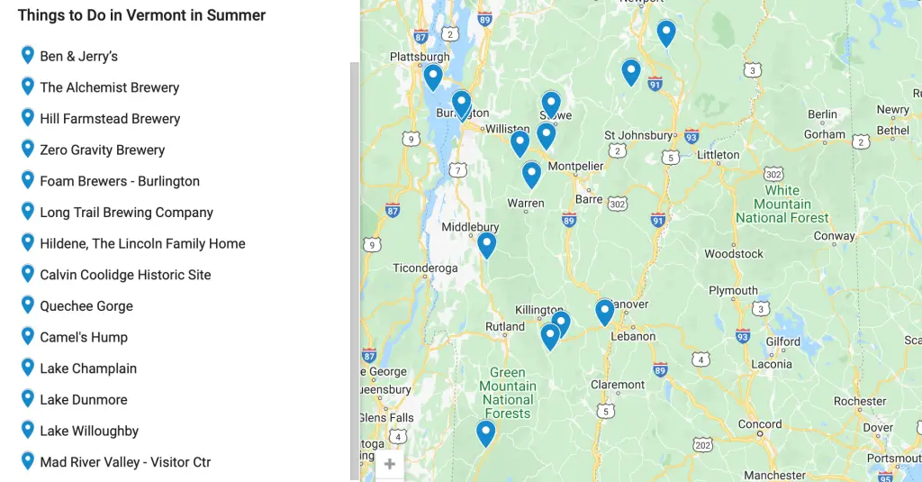 Cool Things To Do in Vermont in the Summer